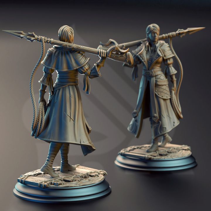 3D Printable Pirate Harpoon Marksman - Fiona “Dead-Eye” Stuttgart by DM ...