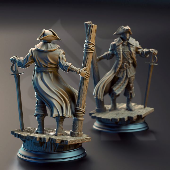 3D Printable Warforged Swashbuckler - Harvold "Blue Eyes" Stalson by DM ...
