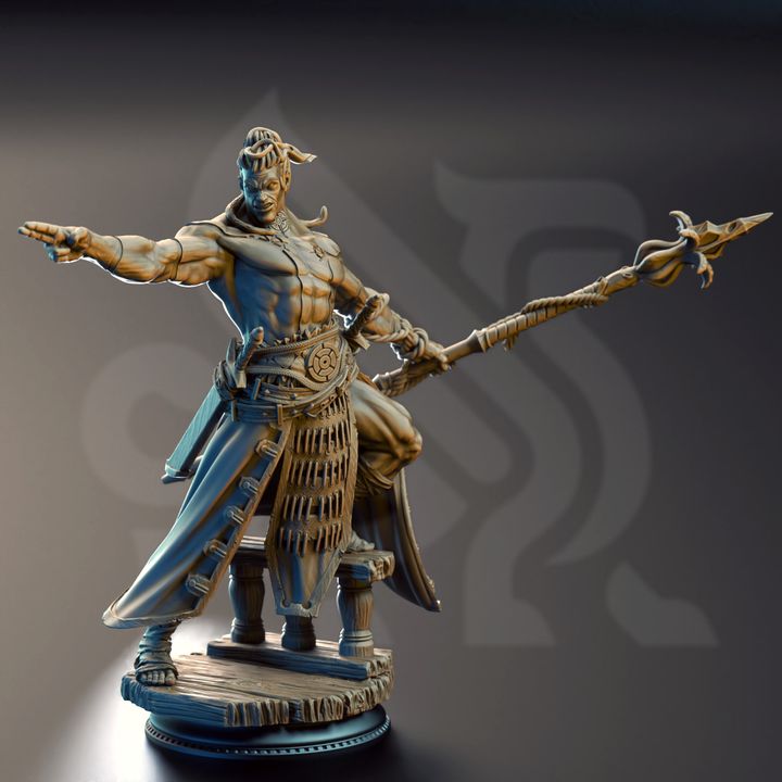 3D Printable Goliath Pirate First Mate - Arakun of the Wastes by DM Stash