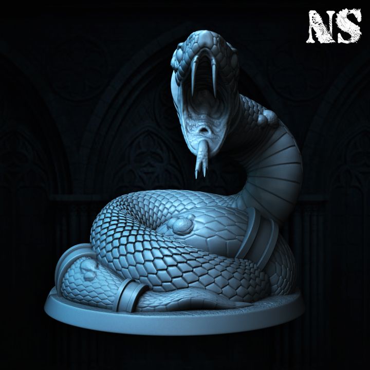3D Printable Serpent People x4 by NS Miniatures