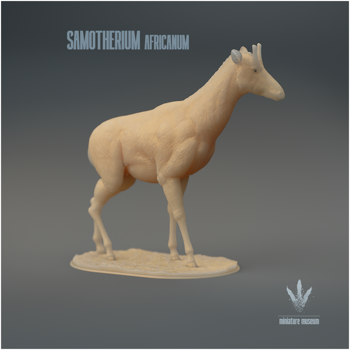 3D Printable Samotherium africanum : The Beast of Samos by Miniature Museum