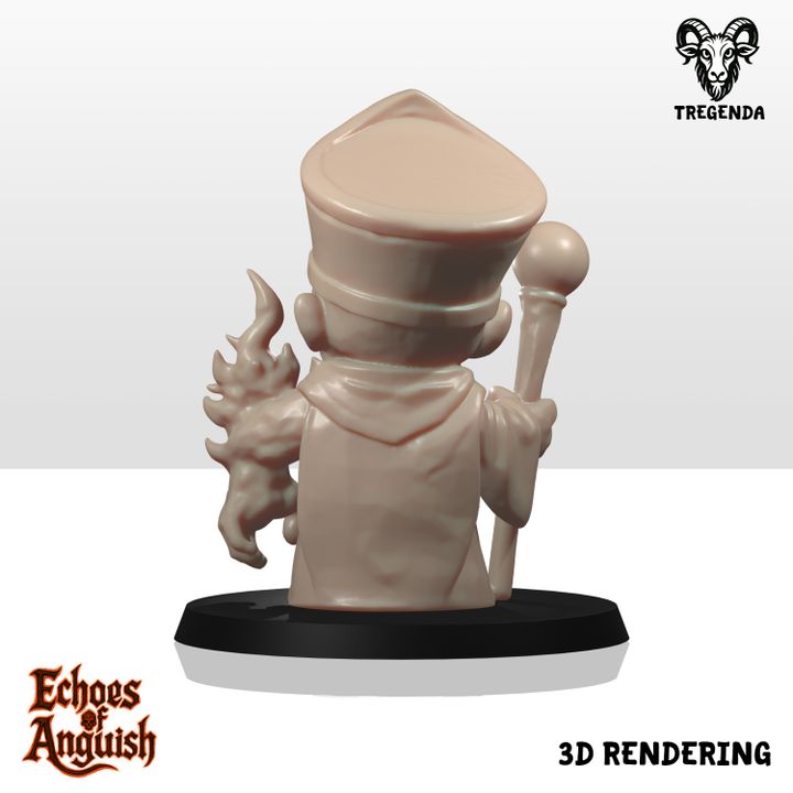 3D Printable Corrupted Priest by Tregenda