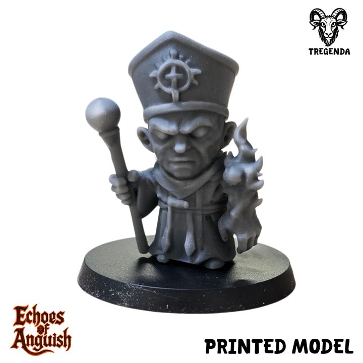 3D Printable Corrupted Priest by Tregenda