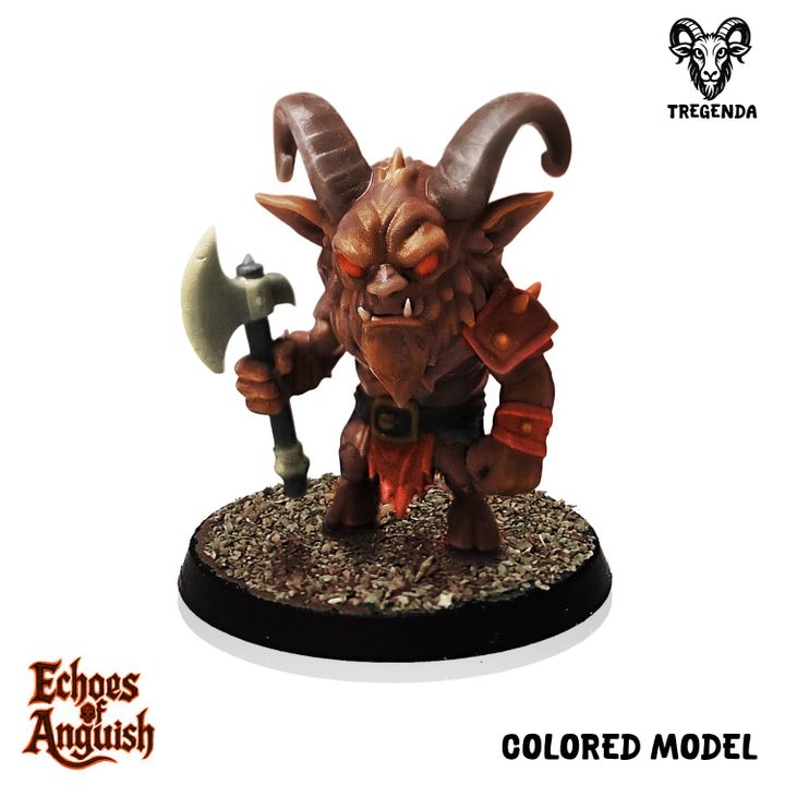 3D Printable GoatMan by Tregenda