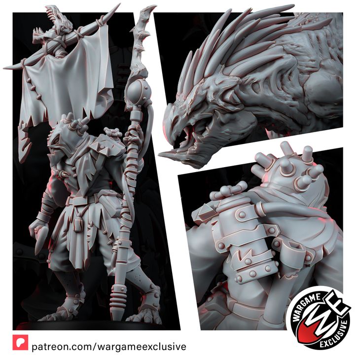 3D Printable GREATER GOOD KROOLL HERDER WITH SAND HOUND by Wargame ...