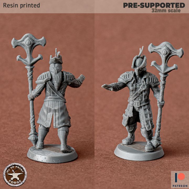 3D Printable Kul Tiran Heritage Female Caster Attack by My3DPrintForge