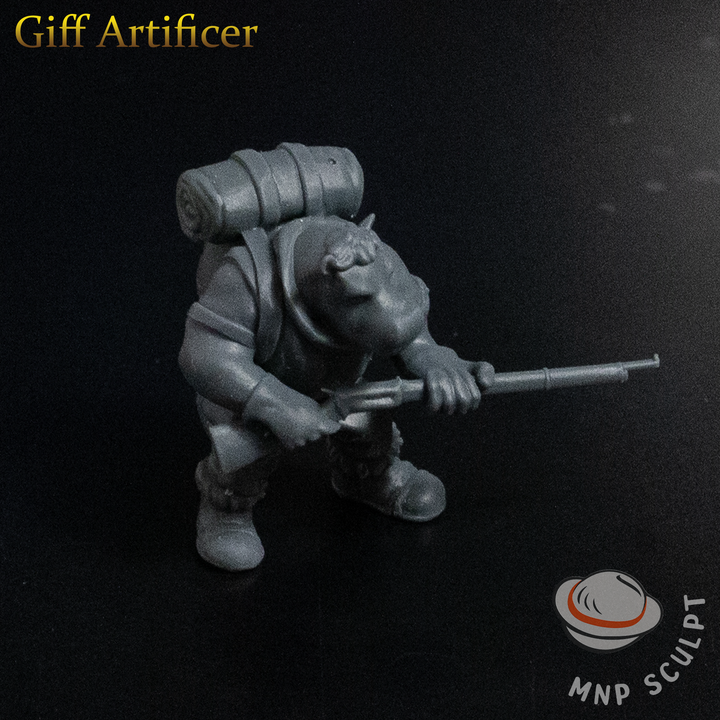 3D Printable Giff Artificer by MNP Sculpt
