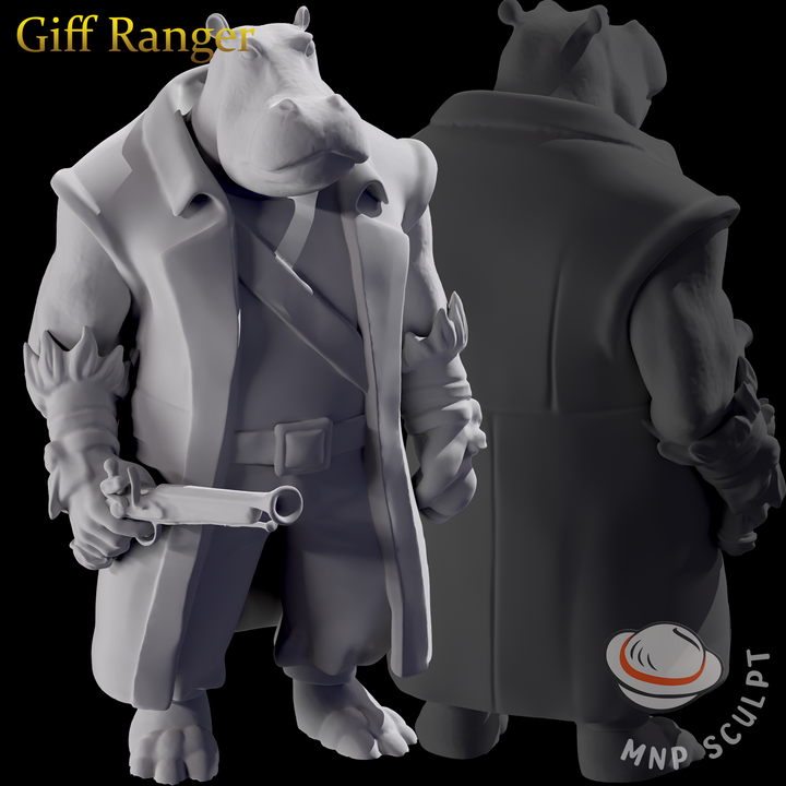 3D Printable Giff Ranger by MNP Sculpt
