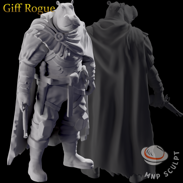 3D Printable Giff Rogue by MNP Sculpt