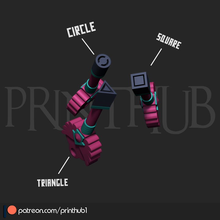 3D Printable Squid Game Season 3 – Hide & Seek Knife & Key Necklace ...