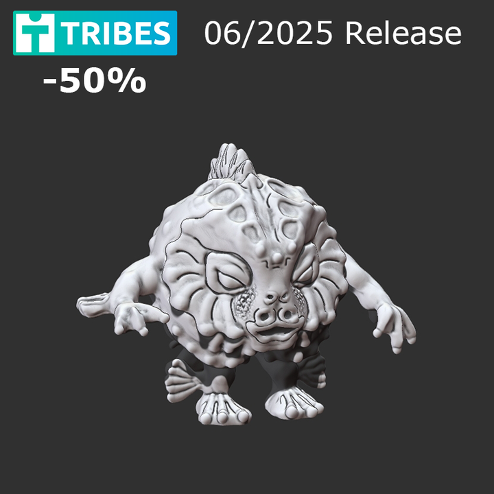 3D Printable Water Monkey by Sculpting George