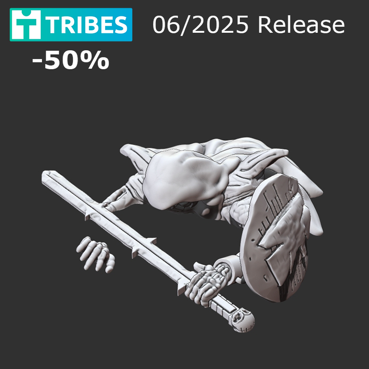 3D Printable Undead Hero Rising by Sculpting George