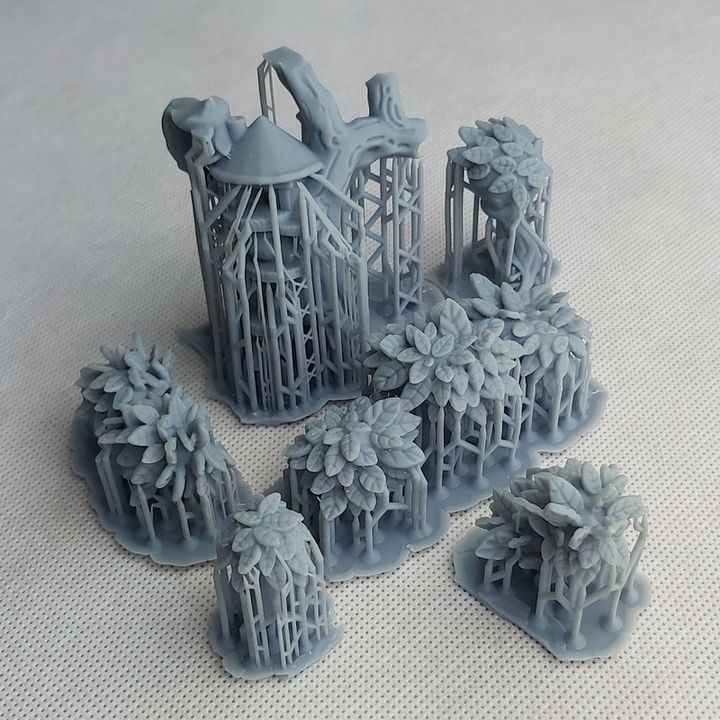 3D Printable Treehouse by Sculpting George
