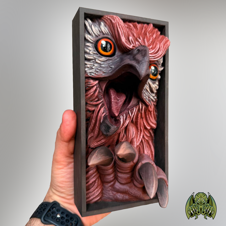 3D Printable Owl Beast Monster Booknook [FDM/Resin BOOK-NOOK] by ...