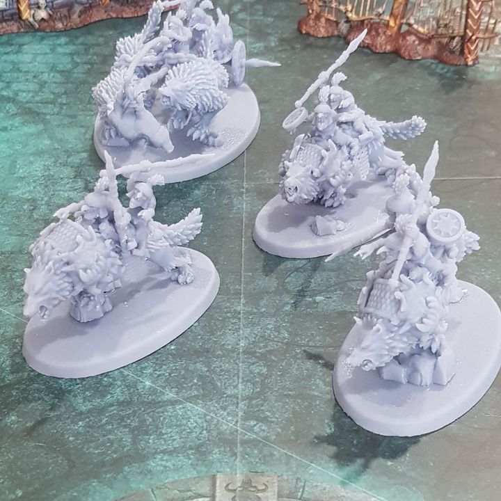 3D Printable The Wolves Riders of The Mad Sun by Brewedminis