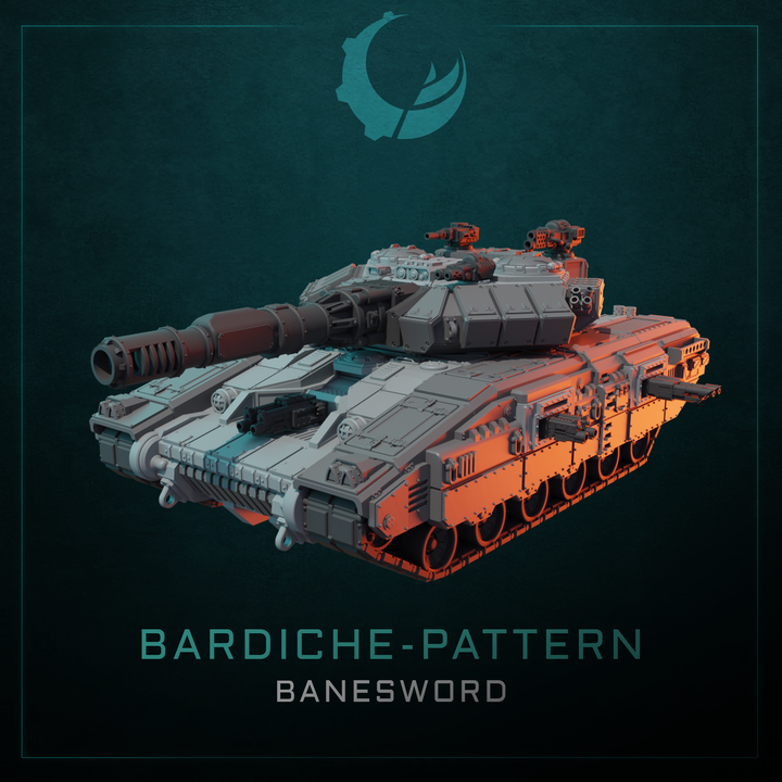 3D Printable Bardiche-Pattern Baneblade Upgrade Kit by Maelstrom ...