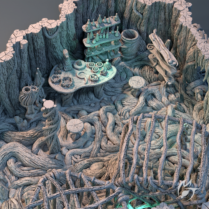 3D Printable The Thornhold Bundle - Druidic Dungeon by Making Tlon