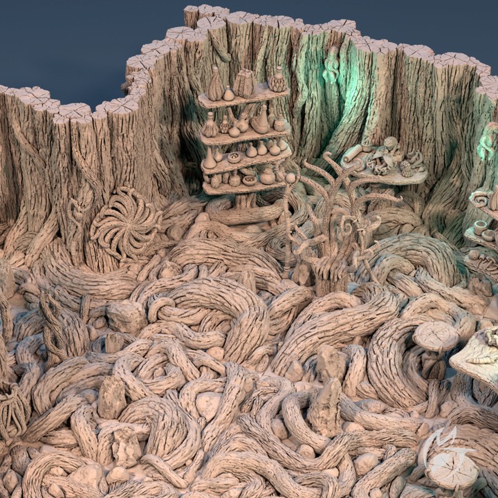 3D Printable The Thornhold Bundle - Druidic Dungeon by Making Tlon