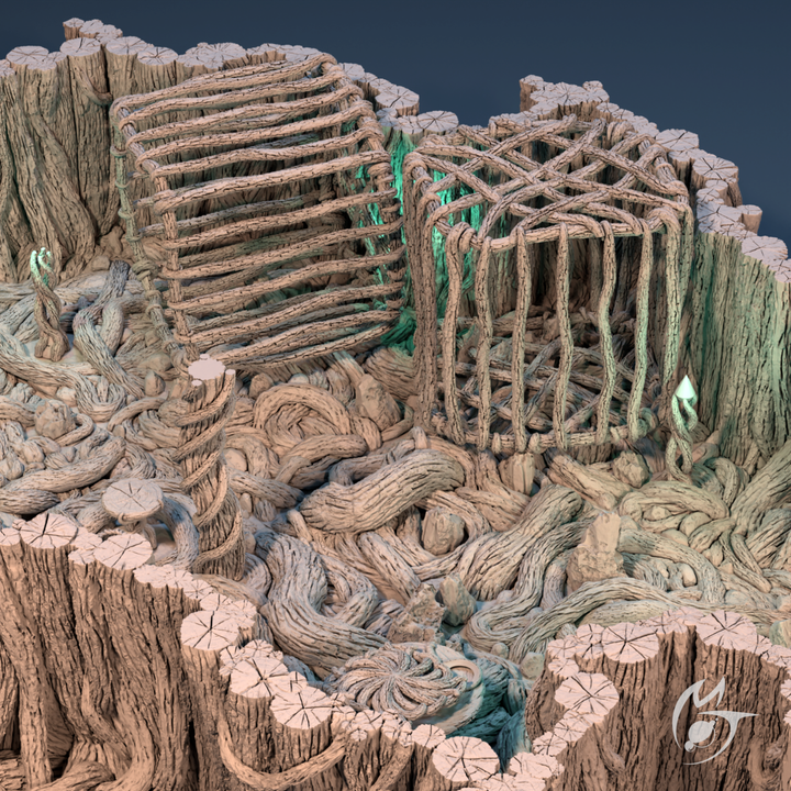 3D Printable The Thornhold Bundle - Druidic Dungeon by Making Tlon