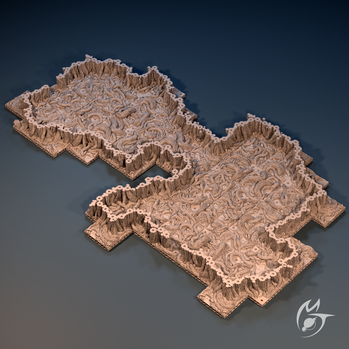 3D Printable The Thornhold Druidic Dungeon Modular OpenLOCK Structure ...