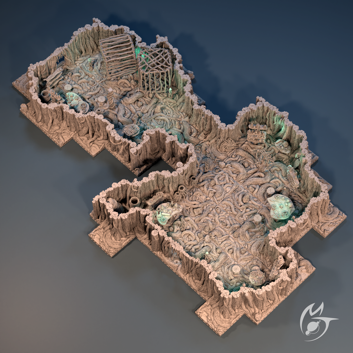 3D Printable The Thornhold Bundle - Druidic Dungeon by Making Tlon