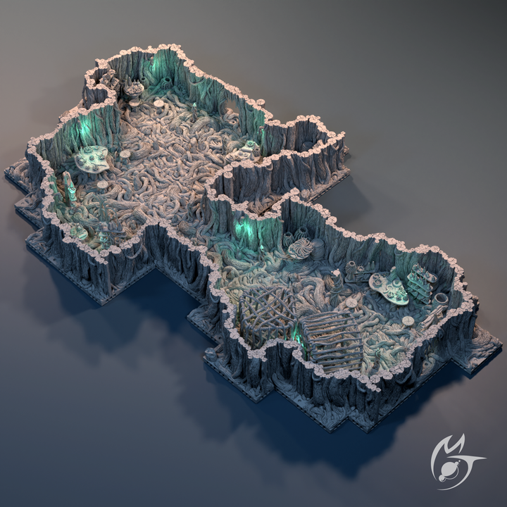 3D Printable The Thornhold Bundle - Druidic Dungeon by Making Tlon