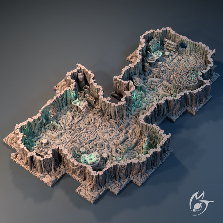 3D Printable The Thornhold Bundle - Druidic Dungeon by Making Tlon