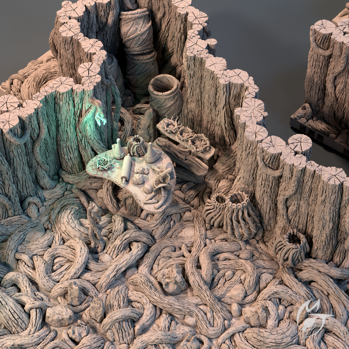 3D Printable The Thornhold Bundle - Druidic Dungeon by Making Tlon