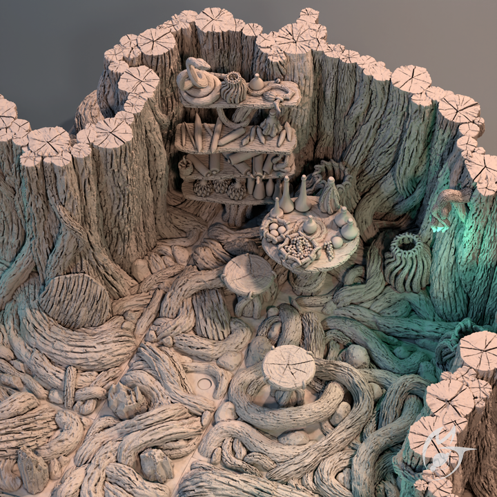 3D Printable The Thornhold Bundle - Druidic Dungeon by Making Tlon