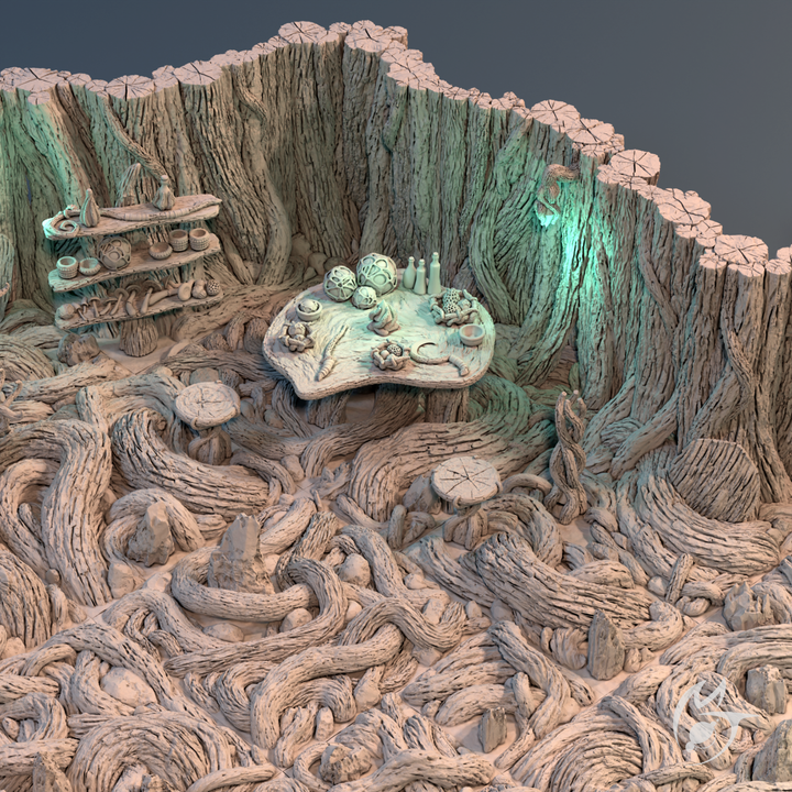 3D Printable The Thornhold Bundle - Druidic Dungeon by Making Tlon