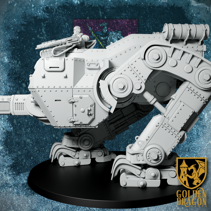 3D Printable Russian Empire - BS-44 "Tachanka" Armored Walker by Golden ...