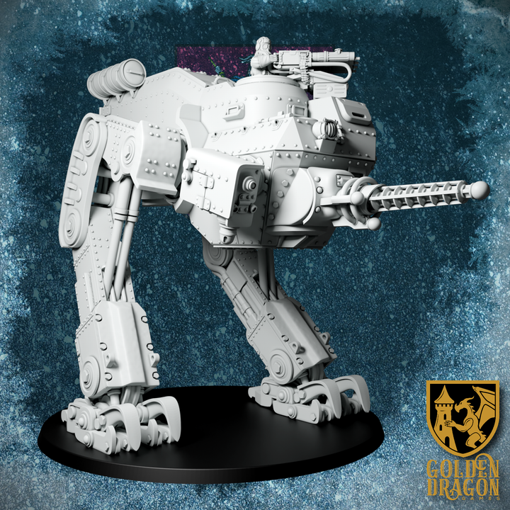 3D Printable Russian Empire - BS-44 "Tachanka" Armored Walker by Golden ...