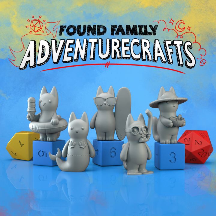 3D Printable Peanut Cats - Tropical Edition! 5 Fun Summer Vacation ...
