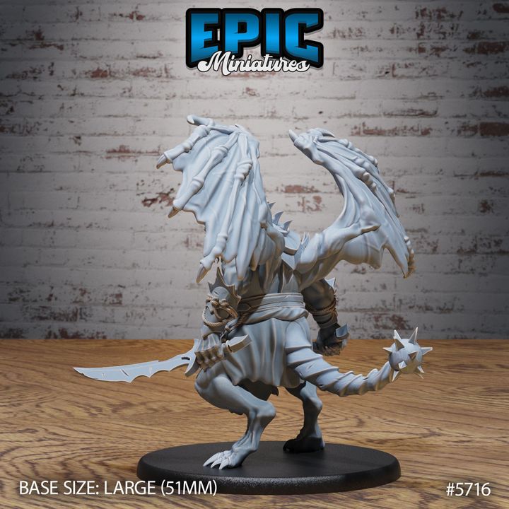 3D Printable Draconian Butcher / Dragon Humanoid / Dragonmen ...