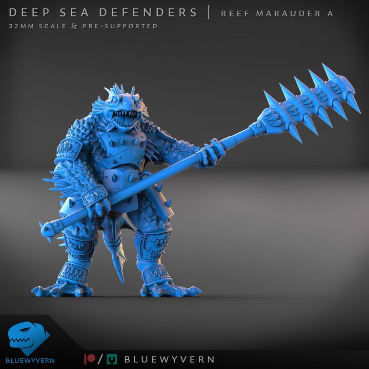3D Printable Deep Sea Defenders - Reef Marauder A by BlueWyvern