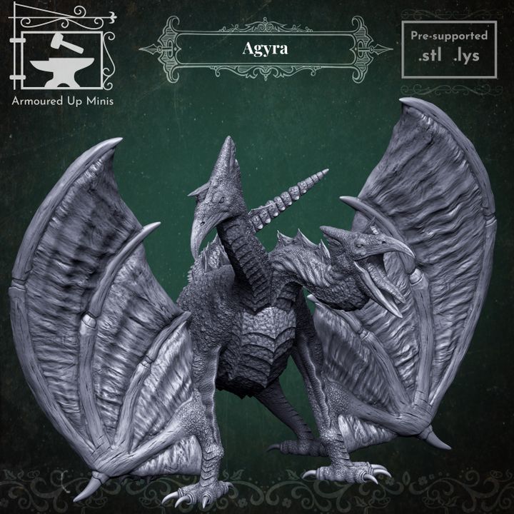 3D Printable Agyra by Armoured Up Minis