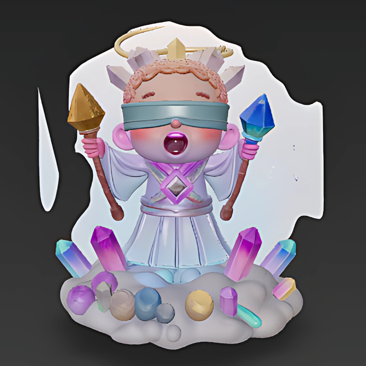 3D Printable Celestia the Blind Oracle by Jianxiong Dianna Liu