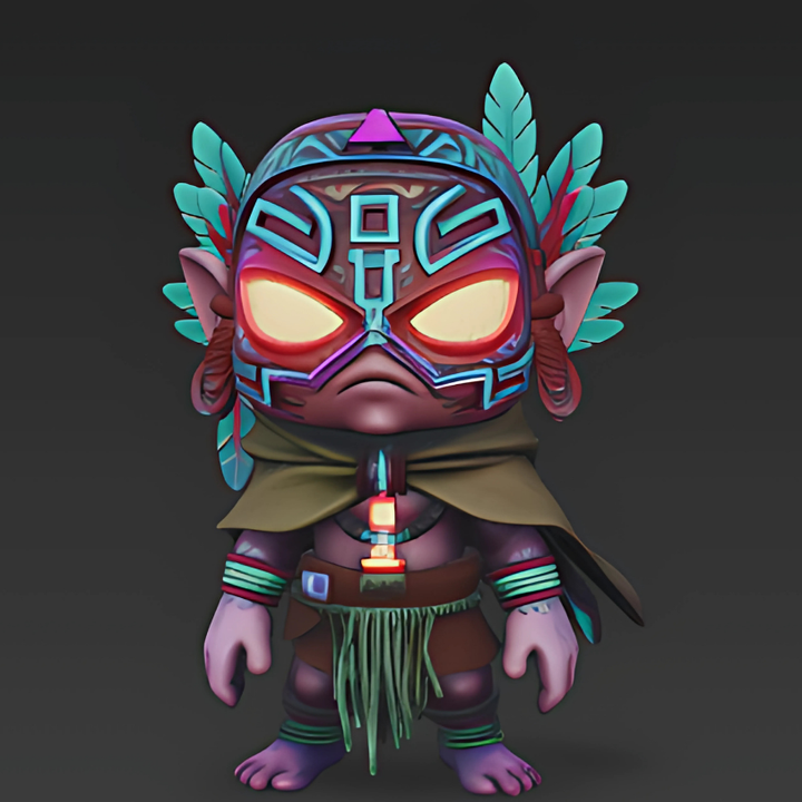3D Printable Zotz the Shadow Priest by Jianxiong Dianna Liu