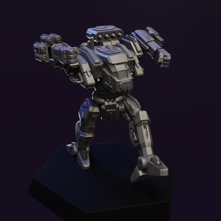 3D Printable Sprinter Mech by ddd_martin_miniatures