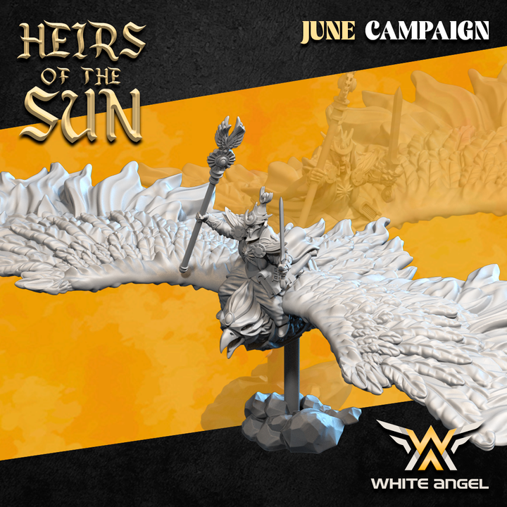 3D Printable ARCHMAGE FIRE PHOENIX - HEIRS OF THE SUN (JUNE 2025 ...