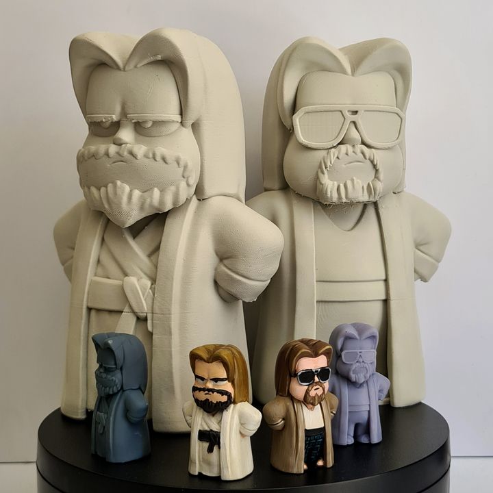 3D Printable Karate Jesus and The Dude by MGpix