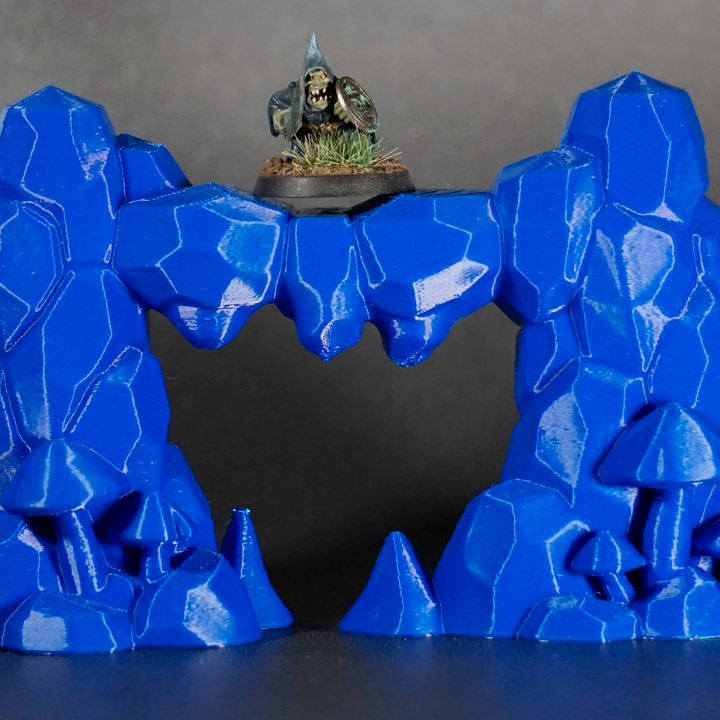 3D Printable Goblin Cave - Cave Bridge by Battle Bits Studio