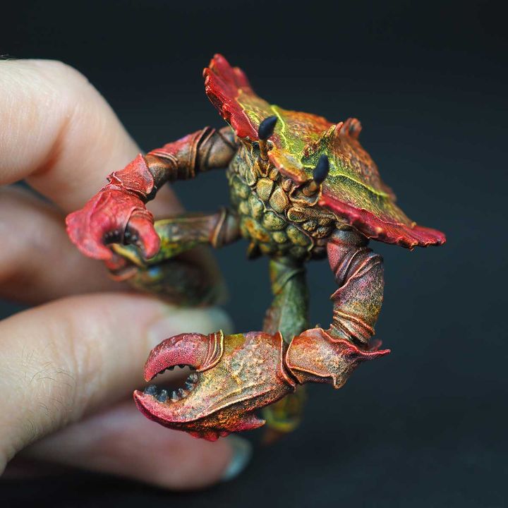 3D Printable Swamp crab by La Louve 3D