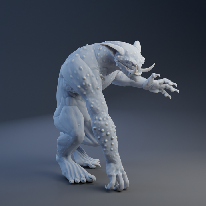 3D Printable Swamp Troll by SoulPact Miniatures