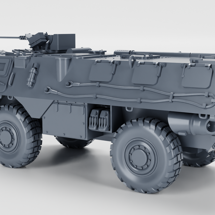 3D Printable VAB 4x4 (APC) (France, Cold war) (1:56 and 1:100 scale) by ...