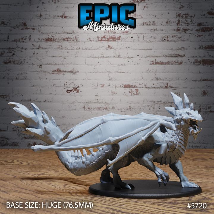 3D Printable Amethyst Dragon Set / Drake Creature / Flying Dragonborn ...