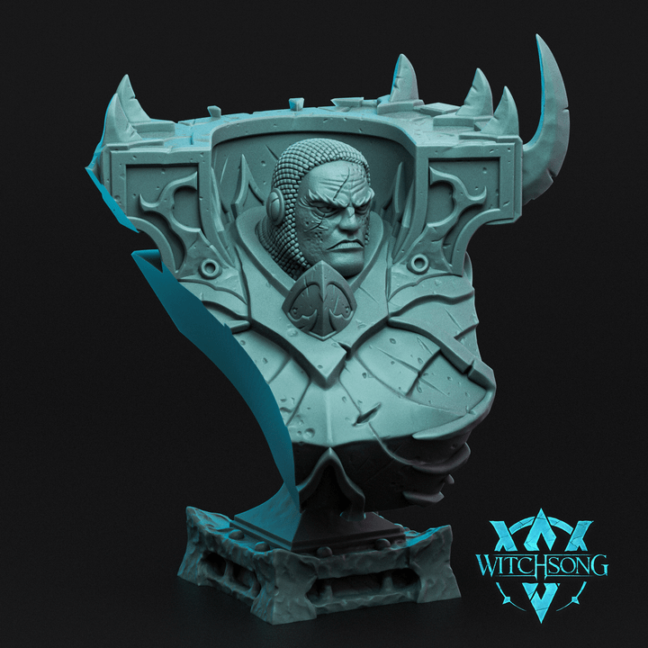 3D Printable Bust - Fallen Overseer by Witchsong Miniatures
