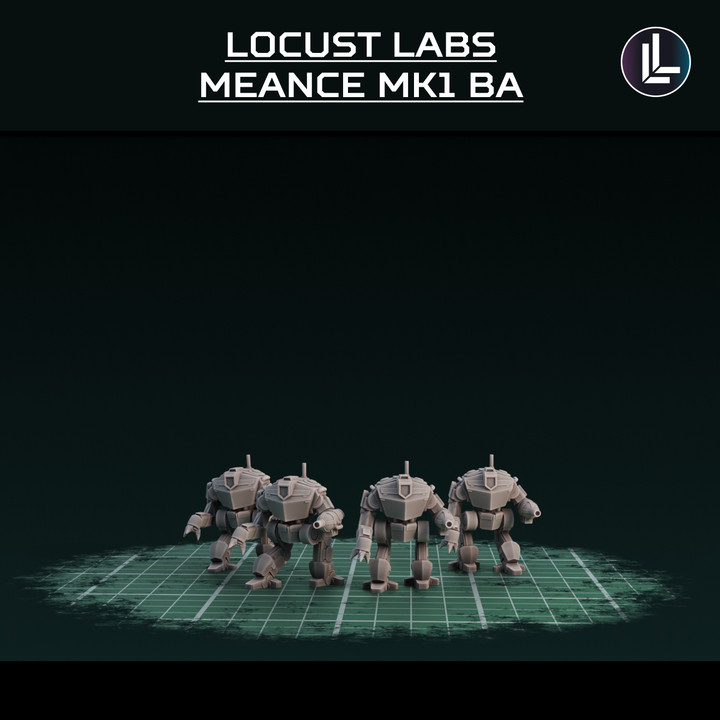 3D Printable 6mm Menace Armor MK1 by Locust_Labs