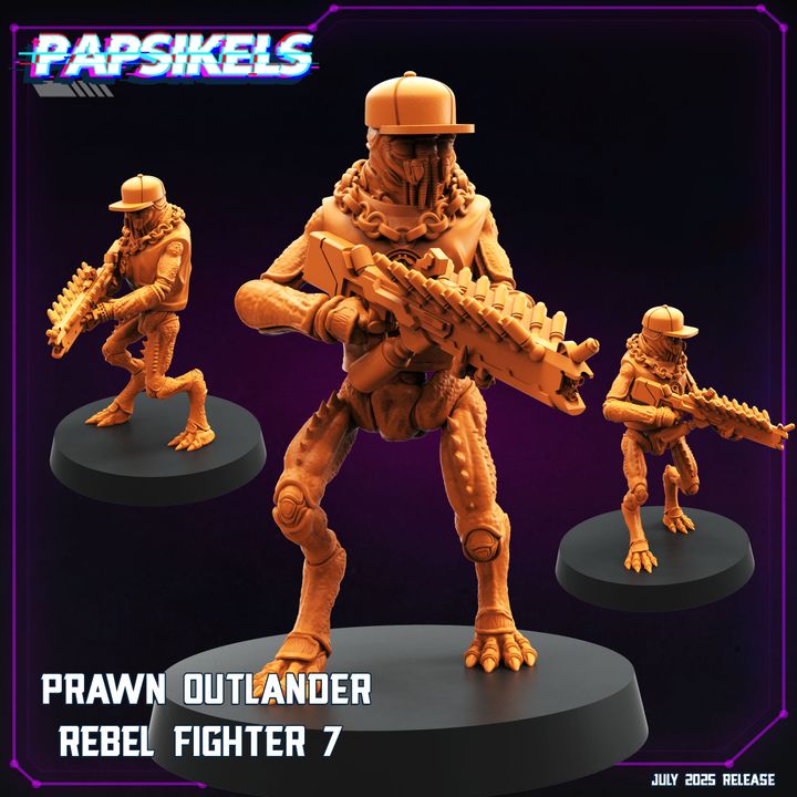 3D Printable JULY 2025 TRIBES - CYBERPUNK RELEASE by PAPSIKELS MINIATURES