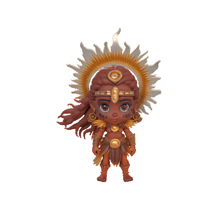 3D Printable Solara the Sun Guardian by Jianxiong Dianna Liu